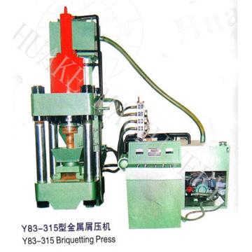 Quality SGS Hydraulic Briquette Press Machine For Iron Copper Aluminum for sale