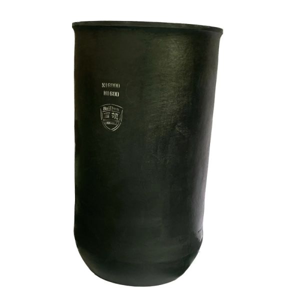Quality High Strength Induction Furnace Crucible Straight Cylindrical Melting Metal Crucible for sale