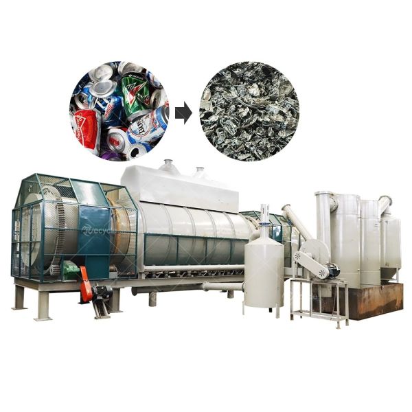 Quality Industrial Aluminum Can Paint Removal System , Continuous Carbonization Furnace for sale