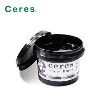 Quality Ceres Offset Uv Printing Ink CMYK Plastic PVC Fast Drying High Gloss for sale