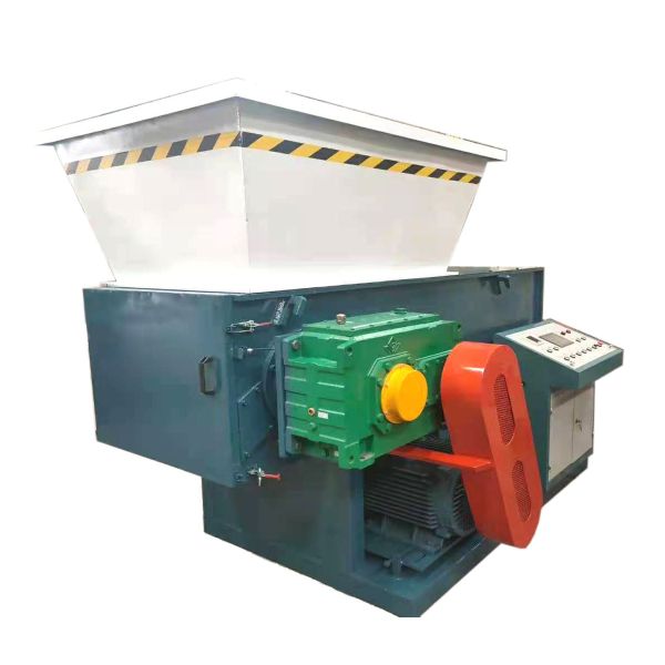 Quality 22KW Industrial Heavy Duty Single Shaft Shredder for Steel Wood and Large Plastic Lump for sale