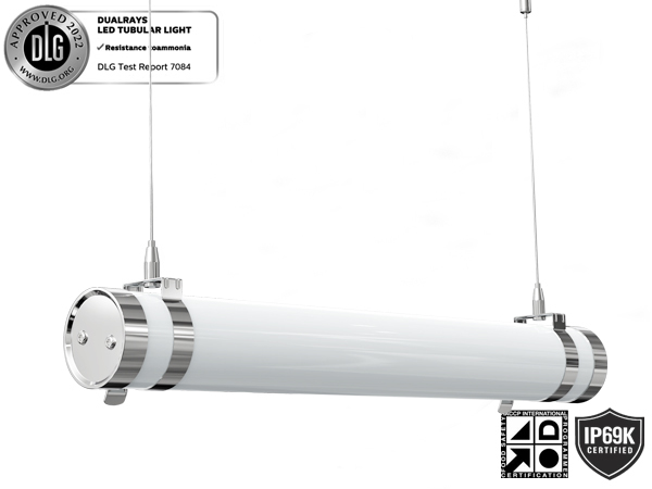 Quality DUALRAYS 600mm 20 Watt IP65 LED Triproof Light With Suspending Surface Mounted for sale