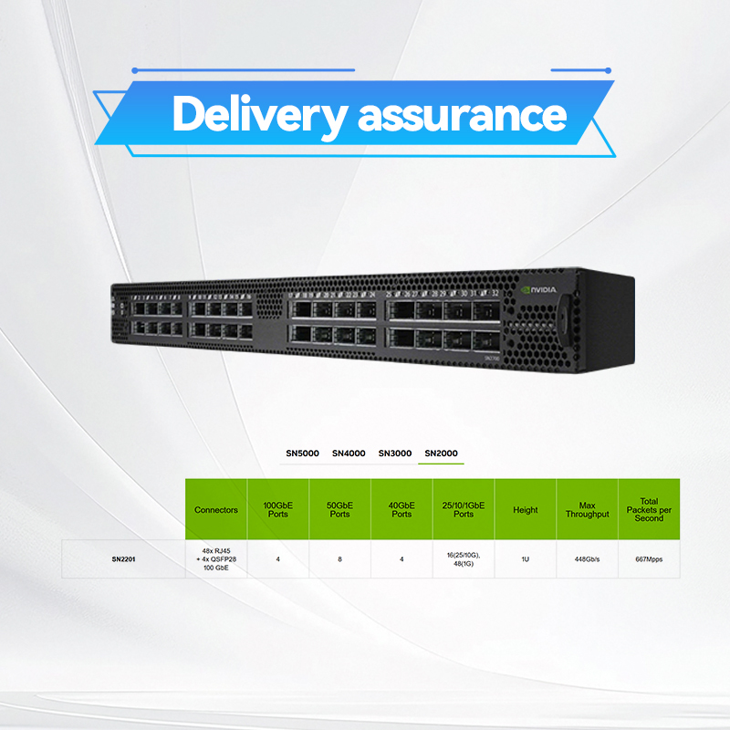 Quality Stackable Nvidia Ethernet Switch MSN2201-CB2RC for Networking for sale