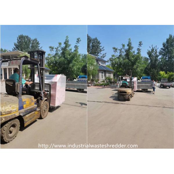 Quality Rotary Blades 66KW Plastic Waste Shredding Machine for sale