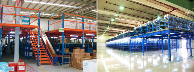 Steel Structure Garret Mezzanine Floor Platform  