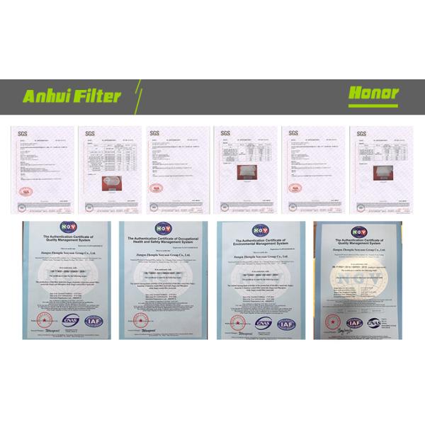 Black Fiberglass Filter Bag For Cement Plant Corrosion Resistance 9