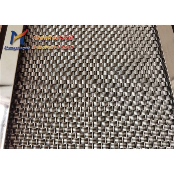 Quality Cladding Partitions Elevator Mesh 2.0mm Decorative Woven Wire Mesh for sale