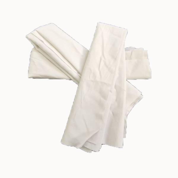 Quality No Stain Recycled White Bed Sheet Industrial Cotton Rags for sale
