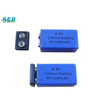 Quality Wireless Microphone 9V Lithium Battery CR9V 800mAh High Power No Passivation for sale
