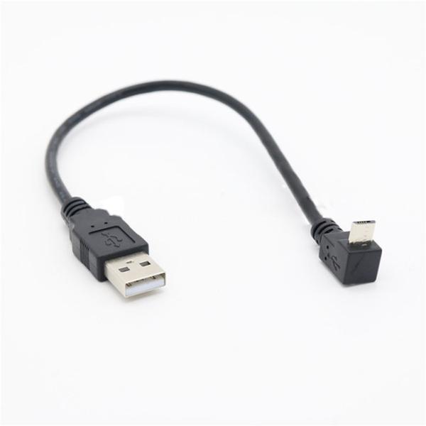 Quality OD4.5mm Android 90 Degree Elbow Micro USB 2.0 Charging Cable for sale