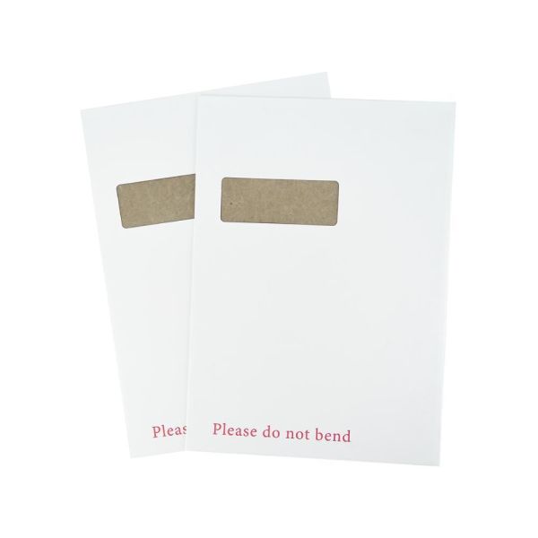 Quality Protective Packaging Custom Pocket Envelope with Kraft Ace Paper and Grey Board for sale