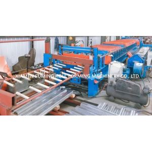 Quality Auto Metal Steel Deck Forming Machine 15KW Powerful PLC Control for sale