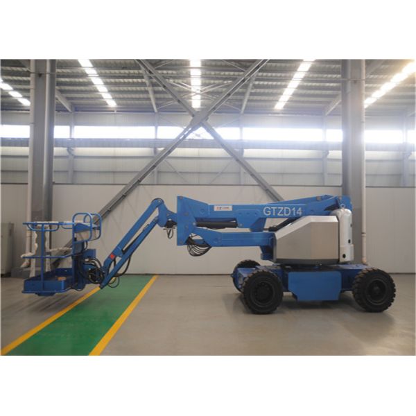 Quality Compact 4*4 Drive Articulating Boom Manlift Extended Vertical Narrow Base for sale