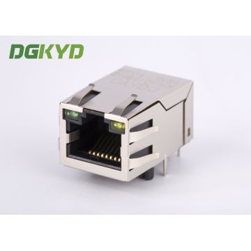 Quality Megabit Female RJ45 PCB Connector Internal Magnetics Surface Mount for sale