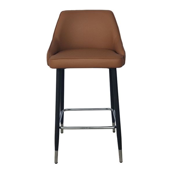 Quality upholstered 0.078CBM/CTN PU Leather Bar Stool BC-414 for sale