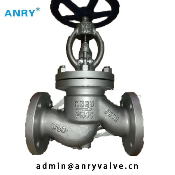 Quality Flanged RF Plug Disc Globe Valve Straight Pattern DIN F4 Rising Stem for sale