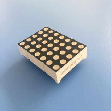 Quality Row Cathode Column Anode 5 x 7 LED Dot Matrix Display 3mm For Mesage Boards for sale