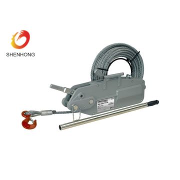 Quality 3.2T Wire Rope Pulling Hoist / Cable Winch Puller With 20M Wire Rope for sale