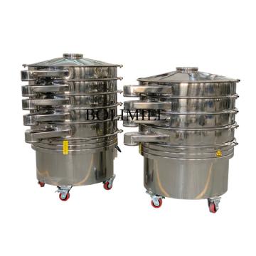 Quality Round Grading Powder CE GMP 2000kg/H Vibro Sieve Machine for sale