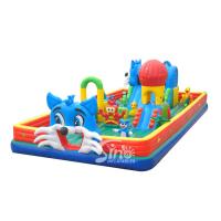 Quality Happy cat toddler toy outdoor inflatable fun land from China Sino Inflatables for sale