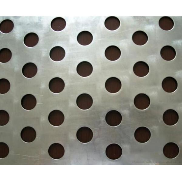 Quality Light Weight Perforated Metal Mesh With Round Square Hex Hole Pattern for sale