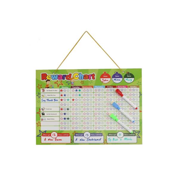 Quality Custom 16" X 12" Magnetic Reward Chart Square Shape With OEM Acceptable for sale