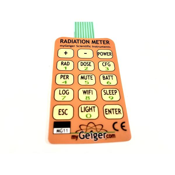 Quality Matrix 3*5 Rim Embossing Tactile Membrane Switch With High Effective for sale