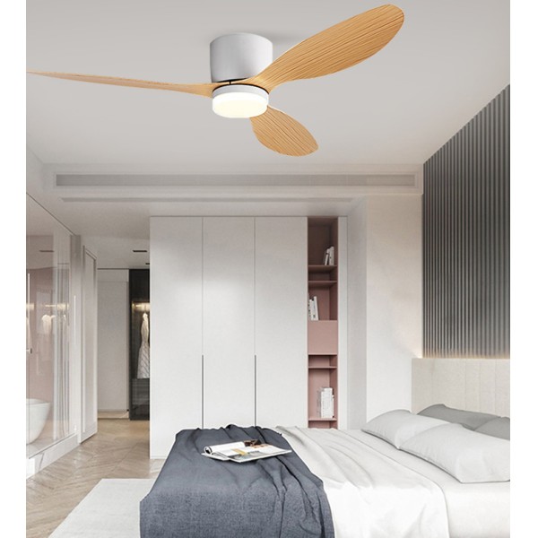 Quality Remote Control 3 Fan Ceiling Fan White Hunter 52 Ceiling Fan for sale