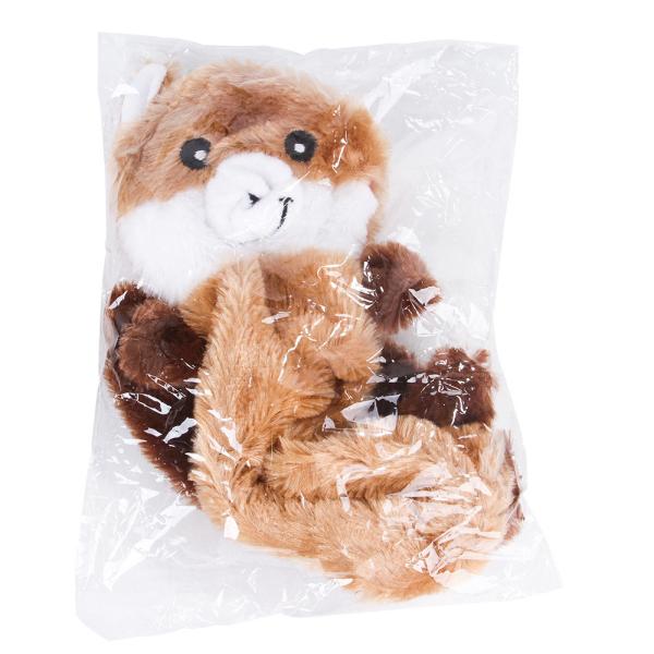 Quality Manufacturer no stuffing squeaky fox squirrel raccoon bea for sale