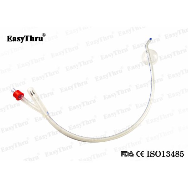 Quality 2 Way Balloon Silicone Foley Catheter Length 400mm Tiemann Tip for sale