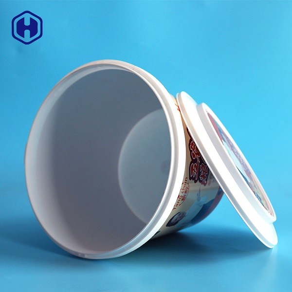 Quality Aesthetic Feeling Plastic Round Bucket Scratch Resistant Customer Logo for sale