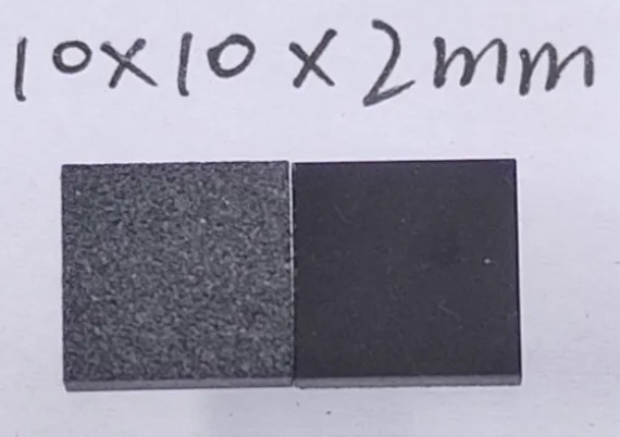 Quality Black Polycrystalline BDD Diamond Boron Doped CVD Diamond Rough Surface High for sale