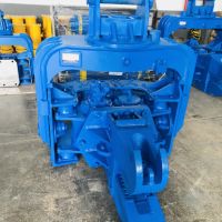 Quality Blue Photovoltaic Pile Driver - Hydraulic Motor & High-Configuration Core for sale