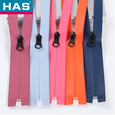 Quality Durable Waterproof Zippers Pink Blue Watertight Zipper Smooth Style for sale