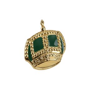 Quality Custom Logo Soft Metal Enamel Lapel Pin Badge Sequins Decoration for sale