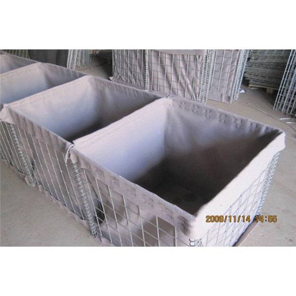 Quality 4.5mm Hesco Barrier Retaining Wall Welded Military Bastion Gabion for sale