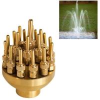 Quality Adjustable 3 Layers Blossom DN25 Brass Fountain Nozzles for sale