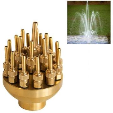 Quality Adjustable 3 Layers Blossom DN25 Brass Fountain Nozzles for sale
