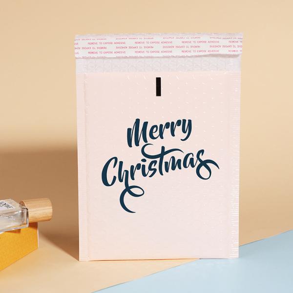 Quality Polythene Bubble Mail Bag Tamper Proof Lightweight Silk Screen Printed for sale