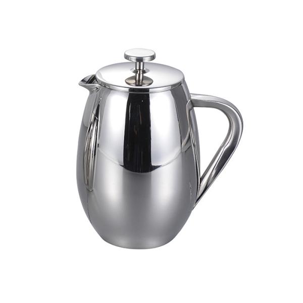 Quality Pear Shape Double Wall Tea & Coffee Maker French Press Coffee Plunger 34oz for sale