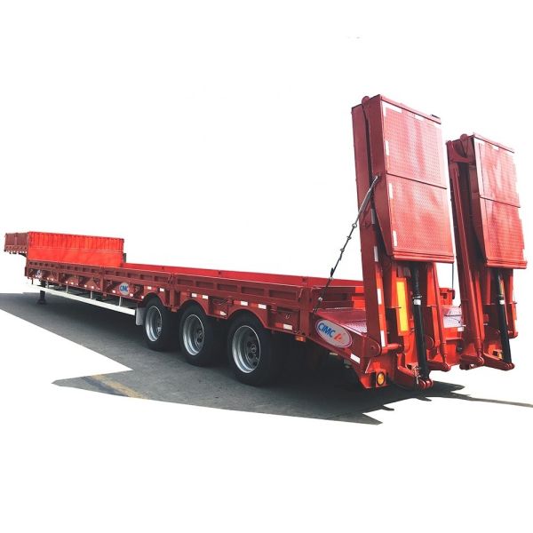 Quality Hydraulic Ladder Lowbed Trailer for Heavy Equipment Transportation OE NO. ZCZ9401TDPK for sale