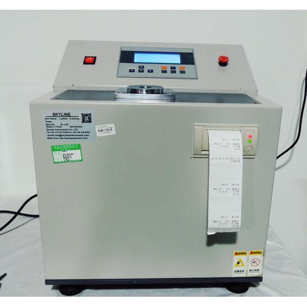 Quality DIN53325 ISO3379 Leather Testing Equipment / Digital Leather Cracking Tester for sale
