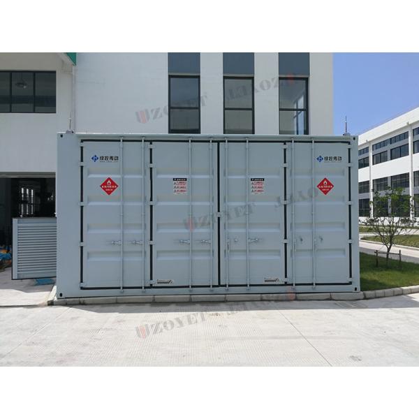 Quality Explosion proof Outdoor Gas Cylinder Storage Container with Intelligent for sale