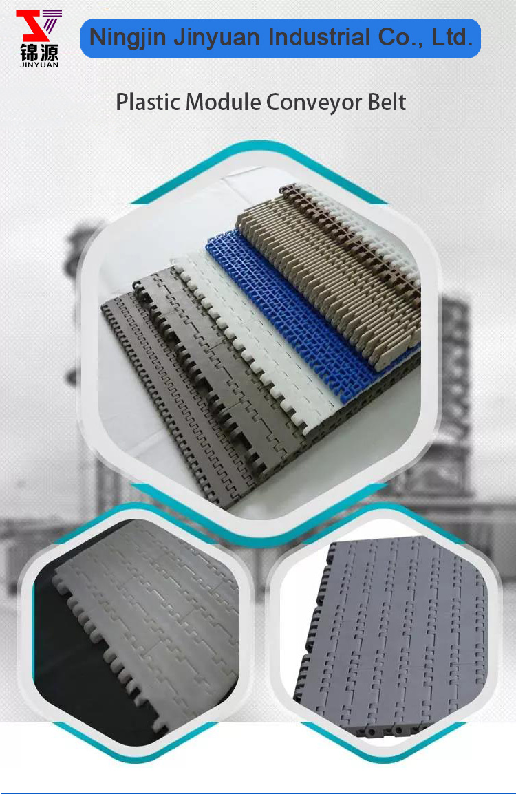Flat Modular Plastic PVC Conveyor Mesh Belt for Food Industry Sale