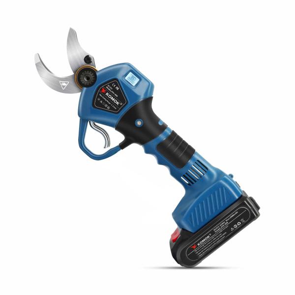 Quality KOMOK Battery Powered Pruning Shears , Electric Tree Branch Pruner With LCD Display for sale