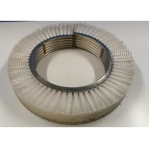 Quality Coil Coating Lines Nylon Roller Brush Interlock Scrubber Brush 350 Mm OD for sale