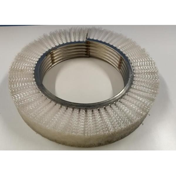 Quality Coil Coating Lines Nylon Roller Brush Interlock Scrubber Brush 350 Mm OD for sale