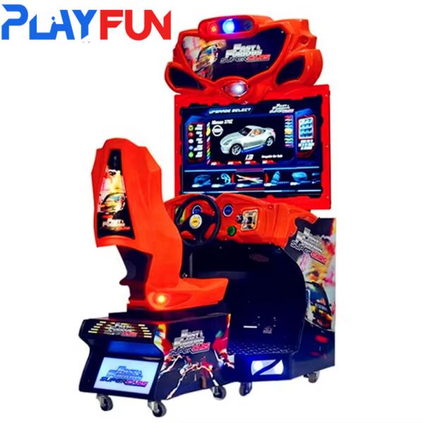 Quality PlayFun Arcade Fast Furious Racing Car Coin Operated Game Machine Drive for sale