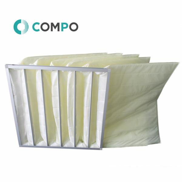 Quality Synthetic Fiber HVAC Air Conditioning Bag Filter Cleanroom Air Handler Air Filters for sale