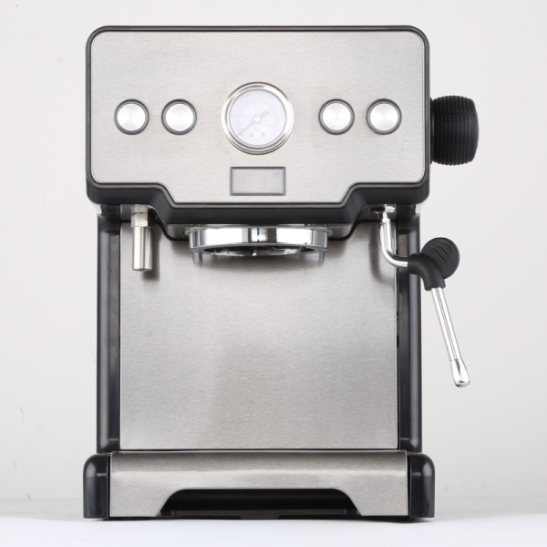 Quality High Pressure Silk Coffee Machine 15 Bar 240V Brewing Time Setting LCD Display for sale